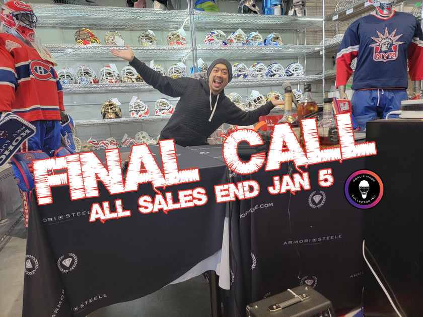 🚨 FINAL CALL: ALL SALES END JANUARY 5 🚨 – Goalie Mask Collector