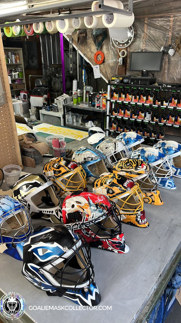 NEW: ULLMARK + SAMSONOV + SWAYMAN Signed Goalie Masks! Just On Time Fo ...