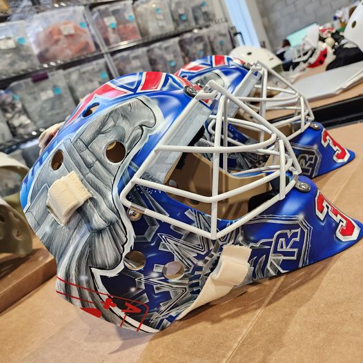 Brand New Igor Shesterkin 2023 Goalie Masks Eagle Has Just Landed ...