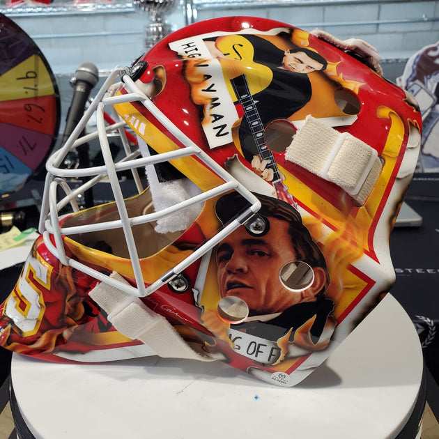 Featuring: Jacob Markstrom Signed Johnny Cash Tribute Goalie Mask ...