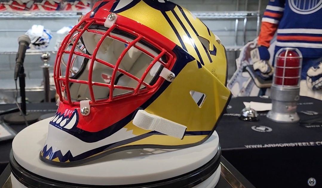 John Vanbiesbrouck Goalie Mask Florida Panthers Armadilla by Don Strau ...