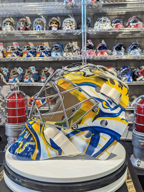 New Arrival: JUUSE SAROS Signed Goalie Mask Nashville Predators ...