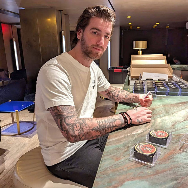 BREAKING: Logan Thompson Signed Goalie Mask Autograph Session Complete ...