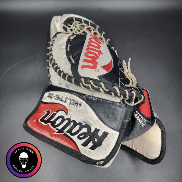Marty Brodeur Heaton HELITE IV Goalie Set Reunited by Game Worn Exchan ...