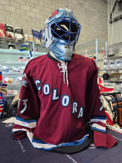 Featuring: Patrick Roy KOHO Jersey & Mask Game Worn Used 2001-02 Color ...