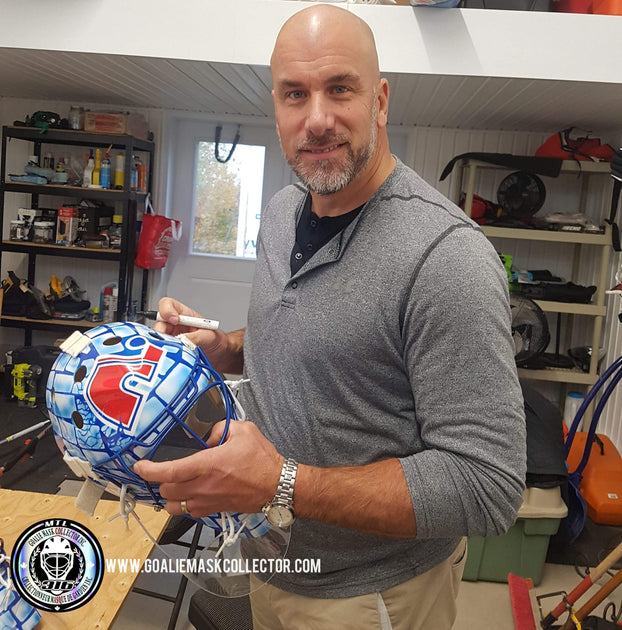 Stephane Fiset Signed Goalie Mask Quebec Nordiques – Goalie Mask Collector