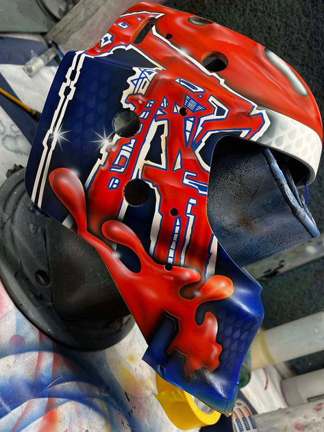 Stuart Skinner Goalie Mask in the Making – Goalie Mask Collector