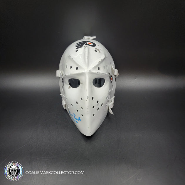 Bernie Parent Signed Goalie Mask Autographed Philadelphia "3 Emblems ...