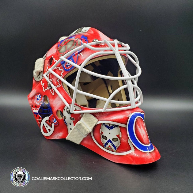 Custom Montreal Canadiens: Martin Jones Unsigned Goalie Mask Montreal ...