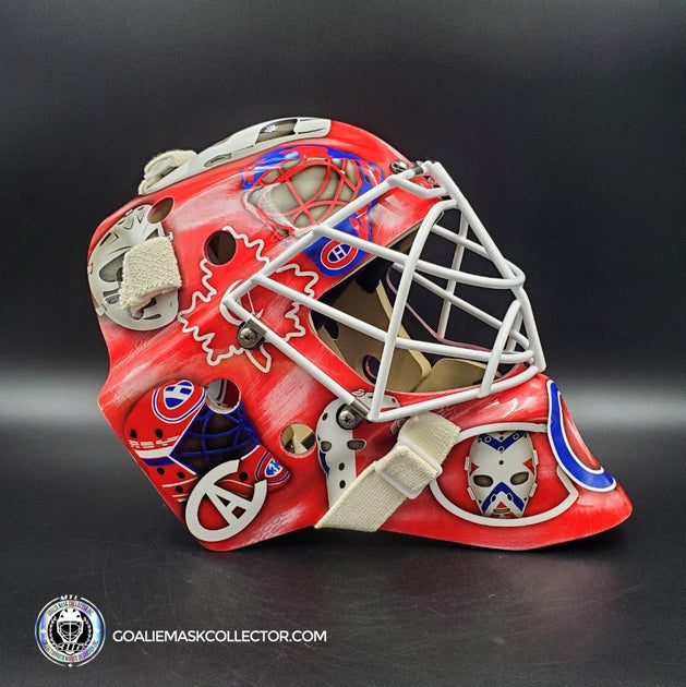 Custom Montreal Canadiens: Martin Jones Unsigned Goalie Mask Montreal ...