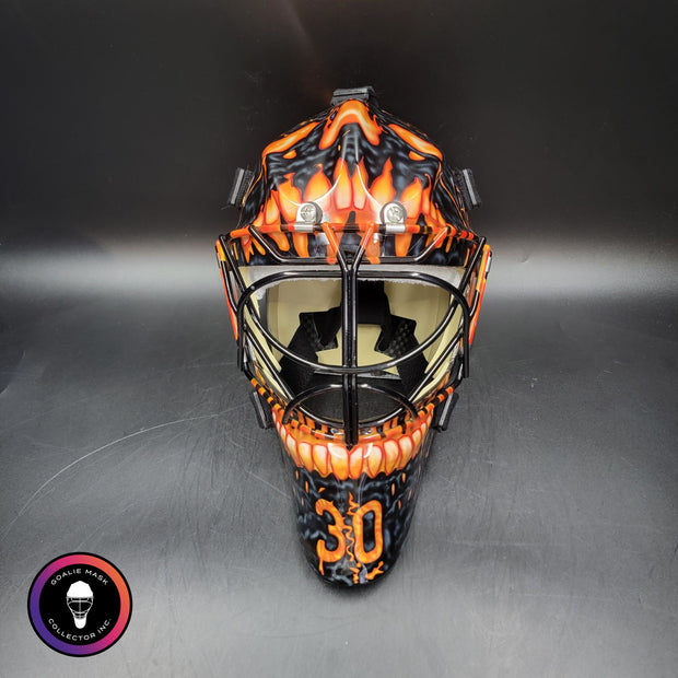 UNSIGNED GOALIE MASK – Tagged "Goalie_Jacob Markstrom"– Goalie Mask ...