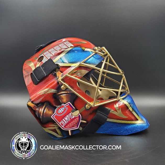 Custom Painted Goalie Mask: Marc-Andre Fleury Inspired Goalie Mask Uns ...