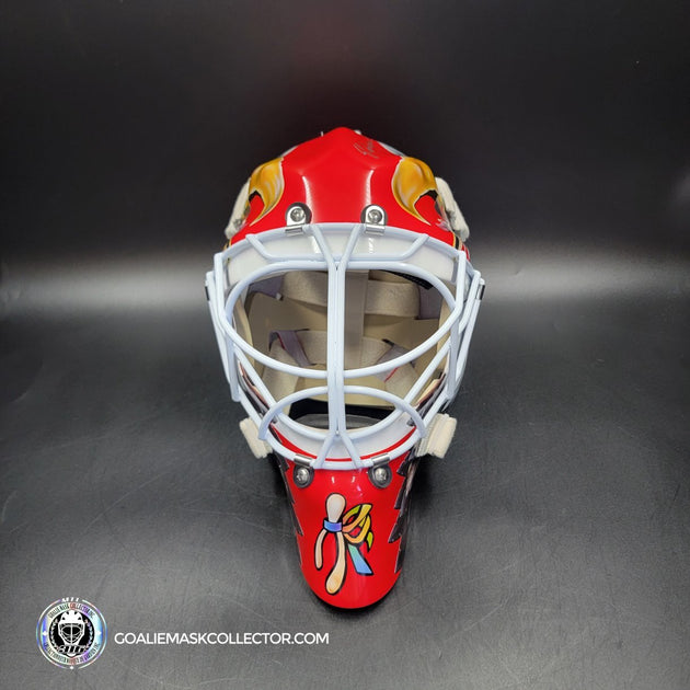 Ed Belfour Signed Goalie Mask Chicago Complex Autographed Signature Ed ...