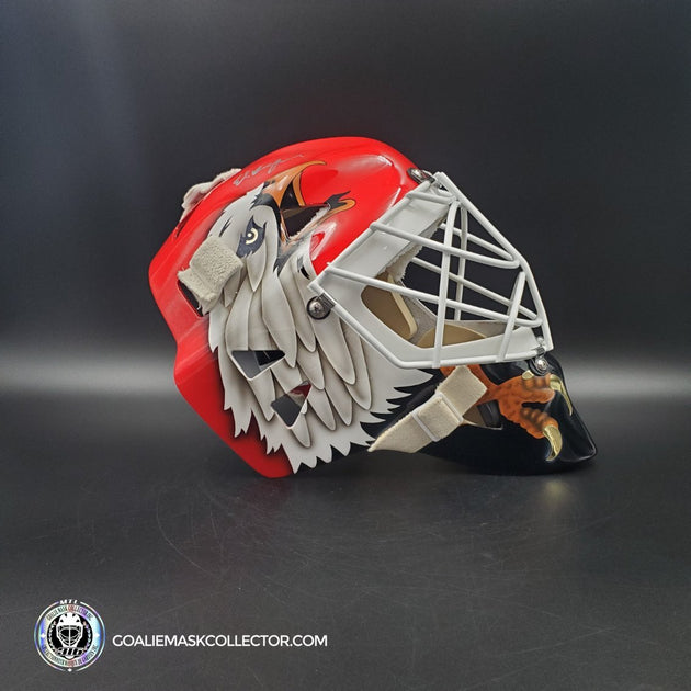 Ed Belfour Signed Goalie Mask Chicago Eagle Claw Signature Edition Aut ...