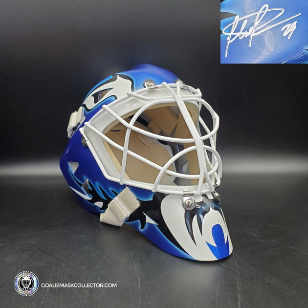 Felix Potvin "The Cat" Signed Goalie Mask ROOKIE V2 Toronto Autographe ...