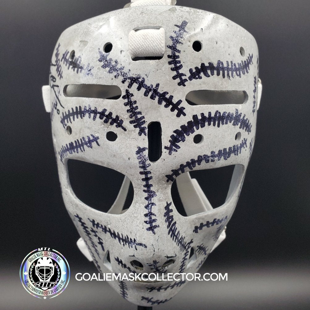 gerry cheevers signed mask