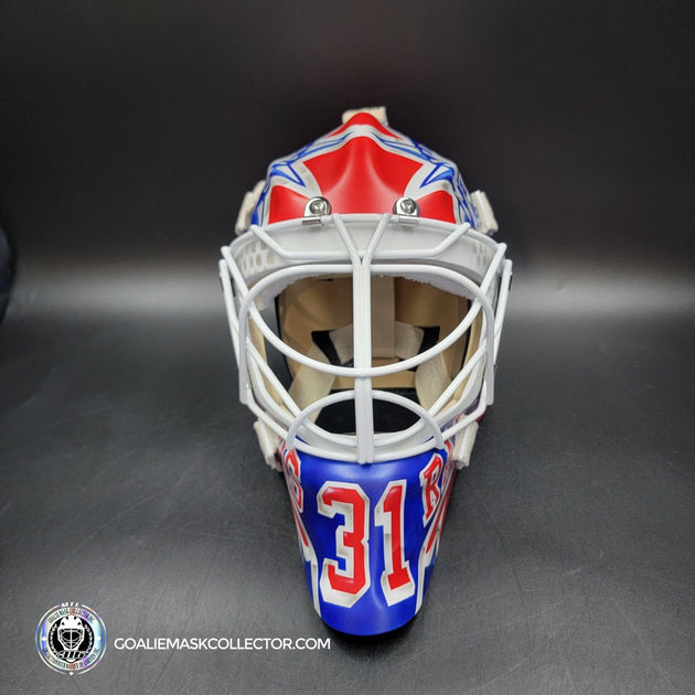 Igor Shesterkin Goalie Mask Unsigned 2023 New York Richter Tribute ...