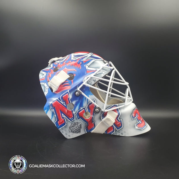 Igor Shesterkin Unsigned Goalie Mask 2024 Stadium Series New York Trib ...