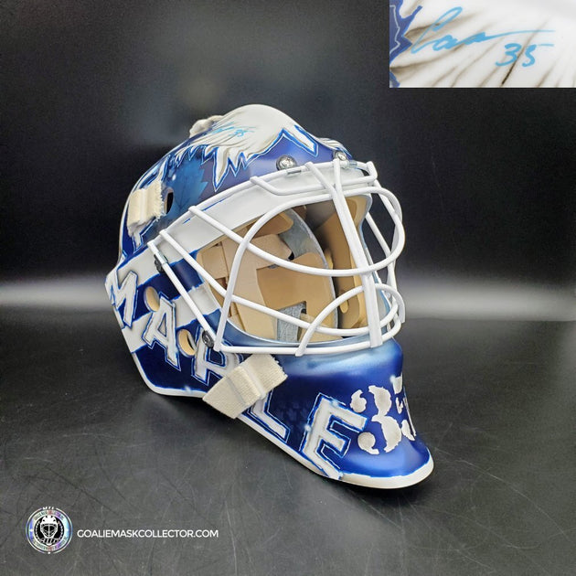 Ilya Samsonov Signed Goalie Mask 2023 Toronto Tribute Signature Editio ...