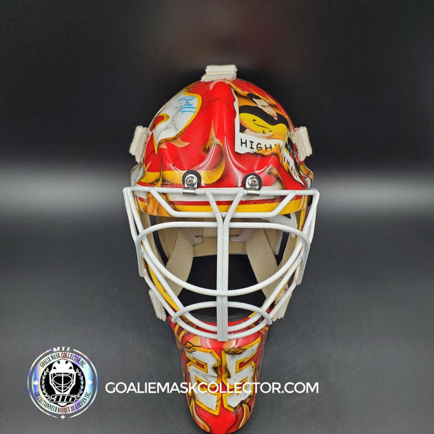 Jacob Markstrom Signed Goalie Mask 2023-24 "JOHNNY CASH" Calgary Signa ...