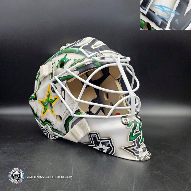 Jake Oettinger Signed Goalie Mask 2023 Dallas Signature Edition Autogr ...