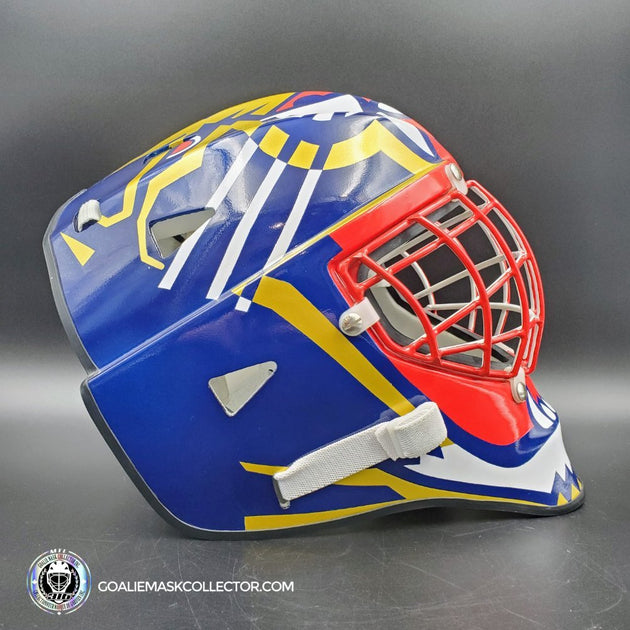 John Vanbiesbrouck Amadilla Goalie Mask Game Ready 1994 Florida Panthe ...