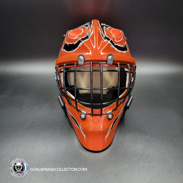 John Vanbiesbrouck Signed Goalie Mask BEE316 Philadelphia V3 Signature ...