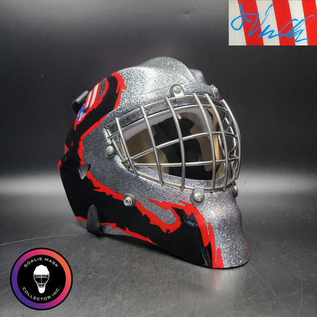 John Vanbiesbrouck Signed Goalie Mask New Jersey BEE316 Signature Edit ...