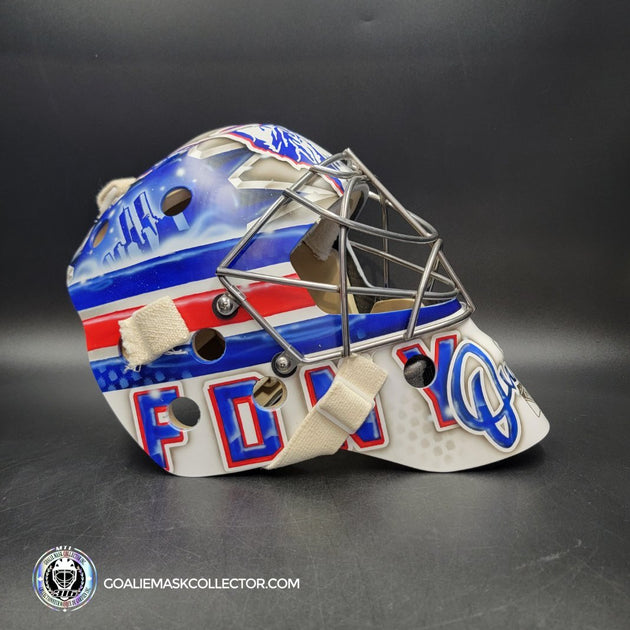 Jonathan Quick Signed Goalie 2024 New York NYPD & FDNY V3 Signature Ed ...