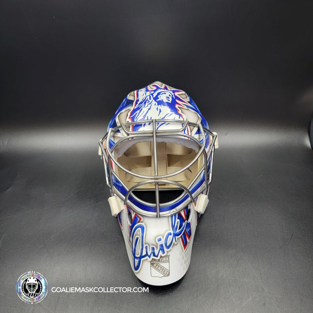 Jonathan Quick Signed Goalie 2024 New York NYPD & FDNY V3 Signature Ed ...