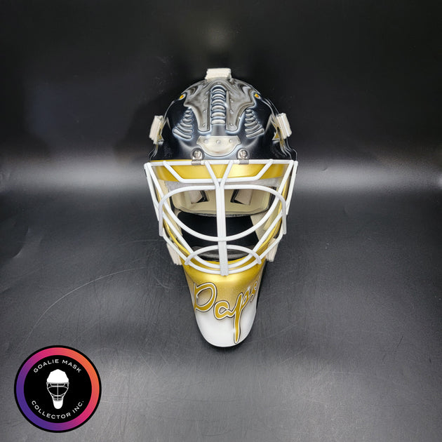 Jordan Papirny Goalie Mask Unsigned 2025-26 Henderson Silver Knight La ...