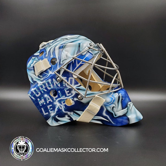 Joseph Woll Goalie Mask Signed 2023 Toronto Complex Eagle V1 Tribute S ...