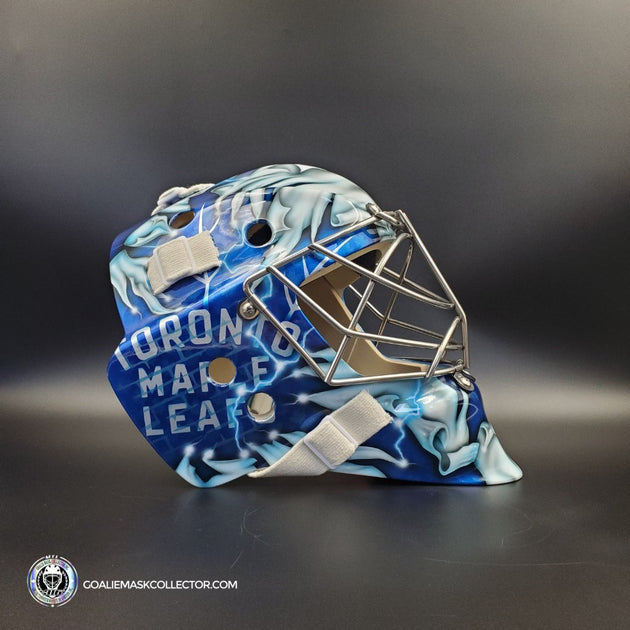 Joseph Woll Goalie Mask Unsigned 2023 Toronto Complex Eagle V1 Tribute ...