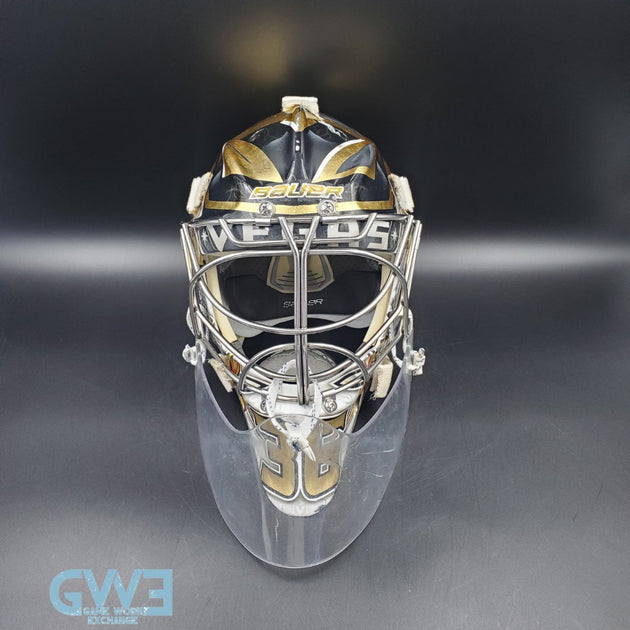 Logan Thompson Game Worn Goalie Mask 2021-22 Las Vegas Golden Knights ...