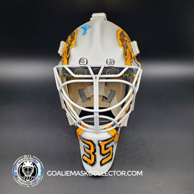 Linus Ullmark Signed Goalie Mask 2023-24 Boston CENTENNIAL Orr & Berge ...