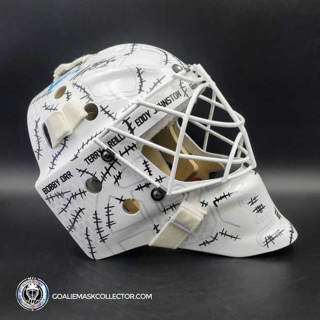 Linus Ullmark & Gerry Cheevers Dual Signed Goalie Mask 2023 Cheevers T ...