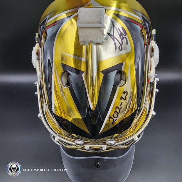 SIGNED GOALIE MASKS – Tagged "Goalie_Logan Thompson"– Goalie Mask Collector
