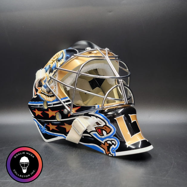 Logan Thompson Goalie Mask Unsigned 2024 Washington Capitals Tribute ...