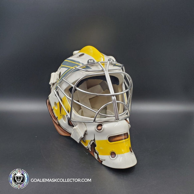 Logan Thompson Goalie Mask Las Vegas Unsigned 2023-24 Winter Classic T ...