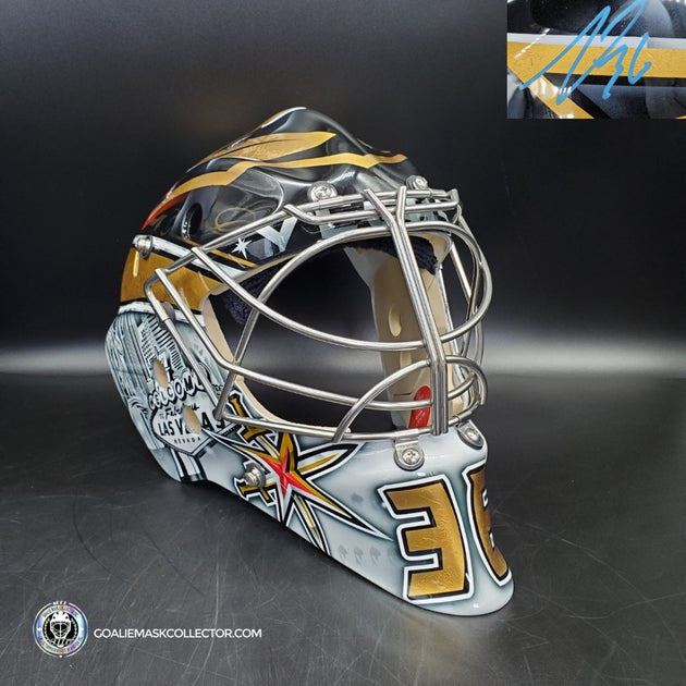 Logan Thompson Signed Goalie Mask Las Vegas 2022 Signature Edition Aut ...
