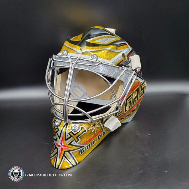 Logan Thompson Goalie Mask Unsigned Las Vegas 2023 Tribute – Goalie ...