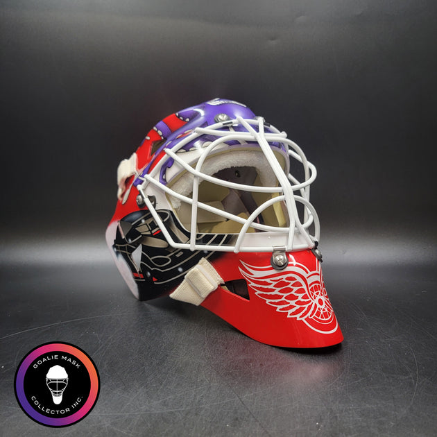 Manny Legace Goalie Mask Unsigned Detroit Tribute – Goalie Mask Collector