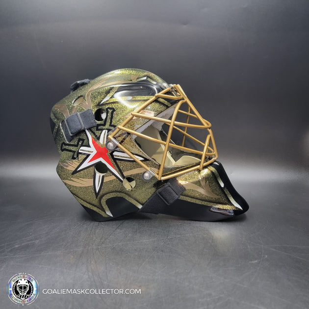 Marc-Andre Fleury Goalie Mask Unsigned 2020 Las Vegas Tribute + Powder ...