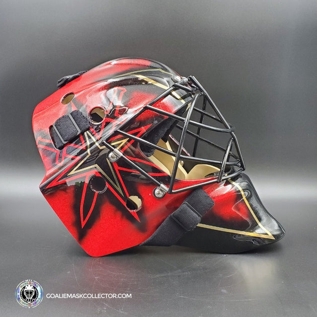 Marc-Andre Fleury Goalie Mask Unsigned 2021 Las Vegas Reverse Retro Tr ...
