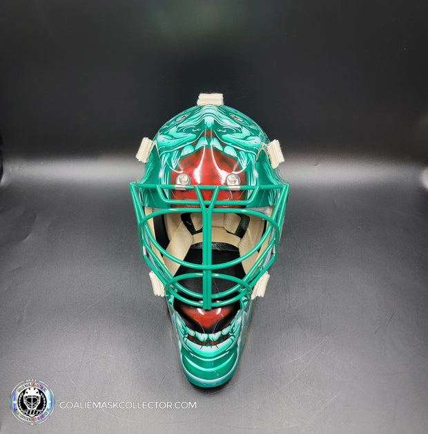 Marc-Andre Fleury Goalie Mask Unsigned 2024-25 Minnesota FINAL Season ...