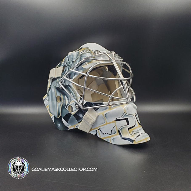 Marc-Andre Fleury Goalie Mask Unsigned 2010 Pittsburgh Tribute – Goalie ...