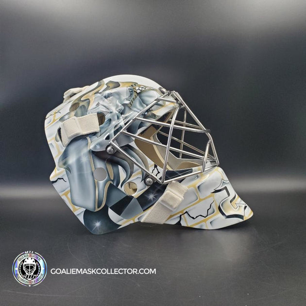 Marc-Andre Fleury Goalie Mask Unsigned 2010 Pittsburgh Tribute – Goalie ...