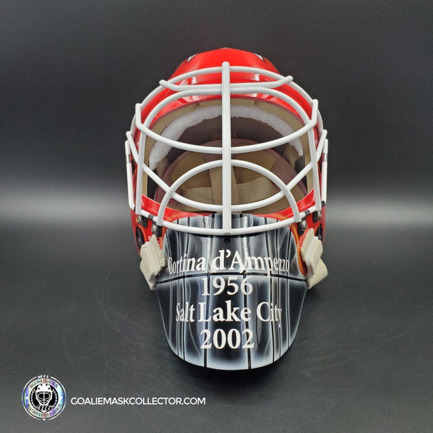 Martin Brodeur Signed Goalie Mask "Special Edition Red Autograph" Olym ...