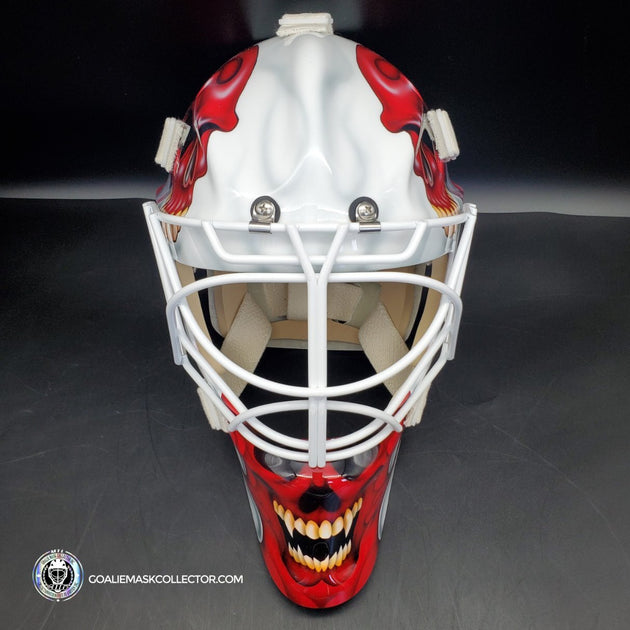Miikka Kipper Kiprusoff Goalie Mask Unsigned Calgary V2 Tribute ...