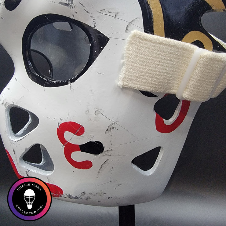 Murray Bannerman Goalie Mask Unsigned Chicago GAME WORN Edition Full S ...